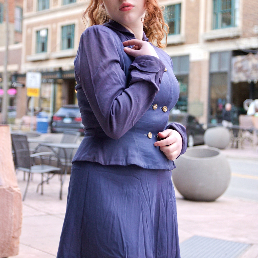 1940s Cartwright Original Jacket and Skirt - Midcentury Indigo Travel ...