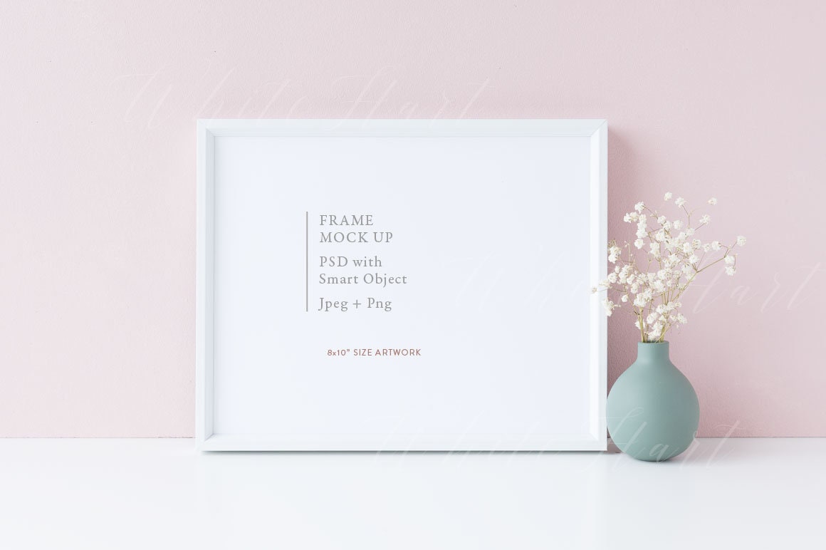 Frame Mockup 8x10 Styled Stock Photo PSD With - Etsy