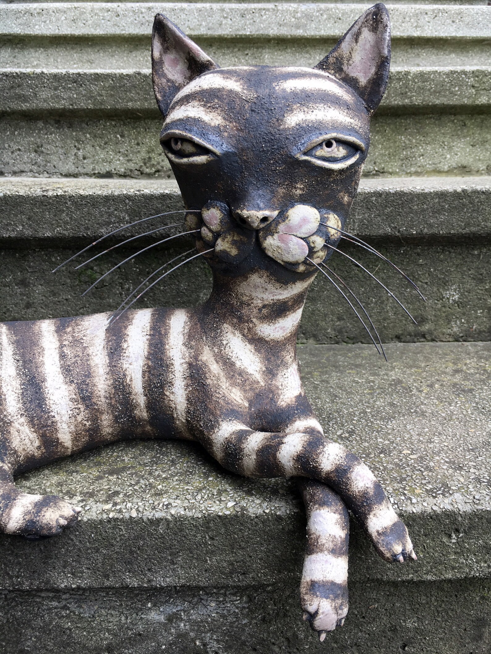 Ceramic Cat - Etsy