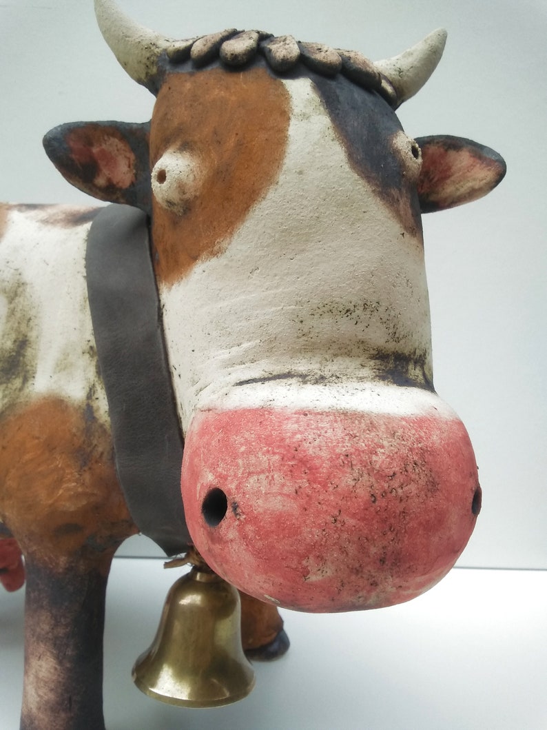 Ceramic Cow - Etsy