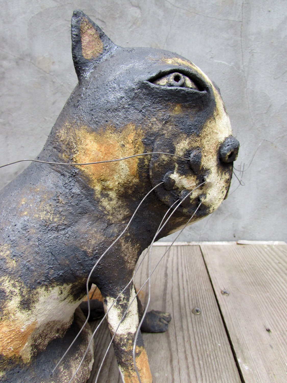 Ceramic Cat - Etsy