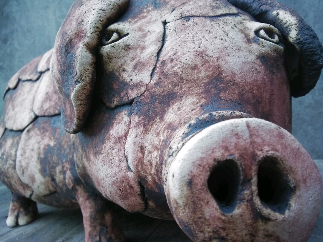 Ceramic Pig (small) - Etsy