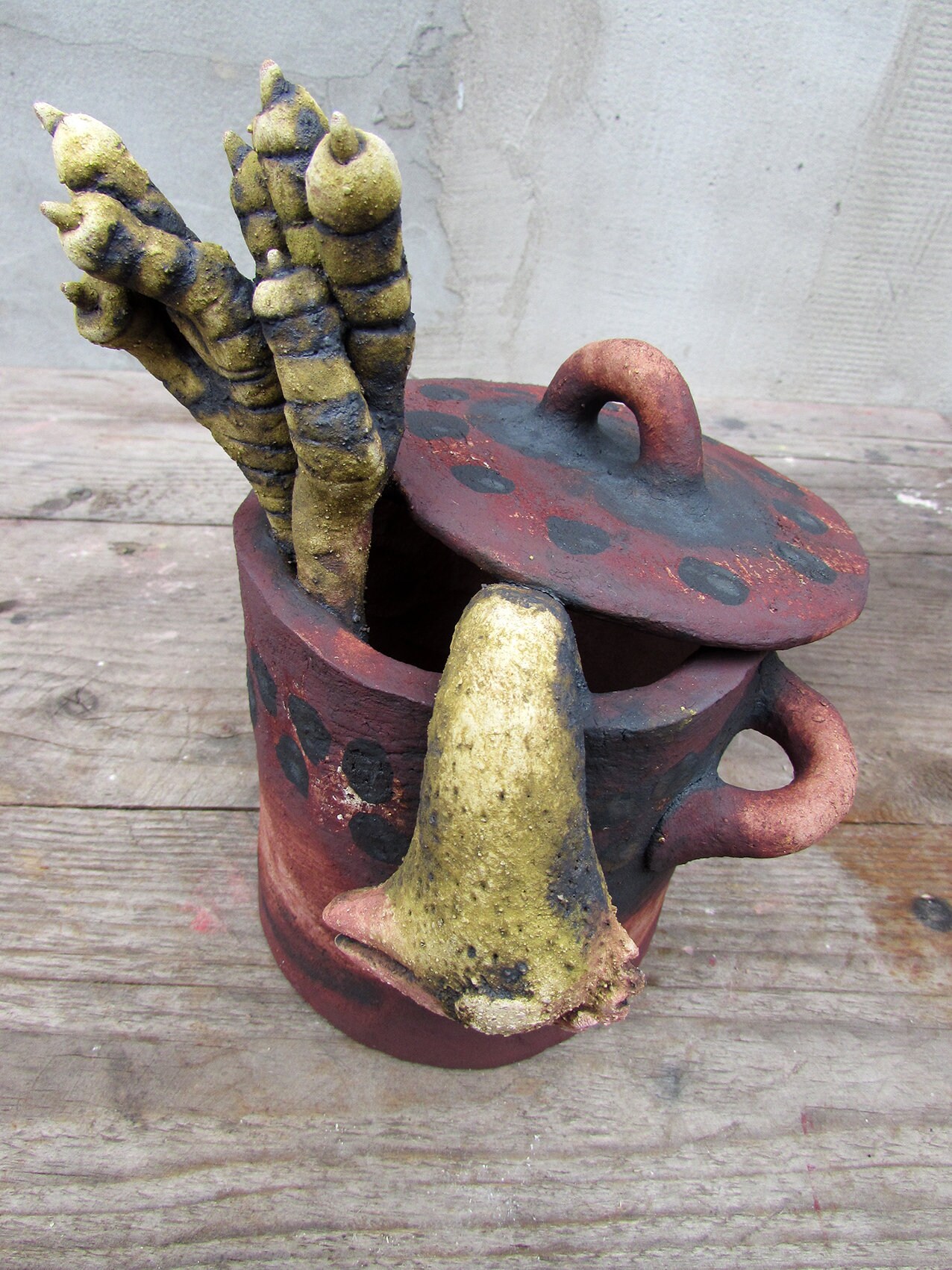 Ceramic Chicken Soup in a Pot - Etsy