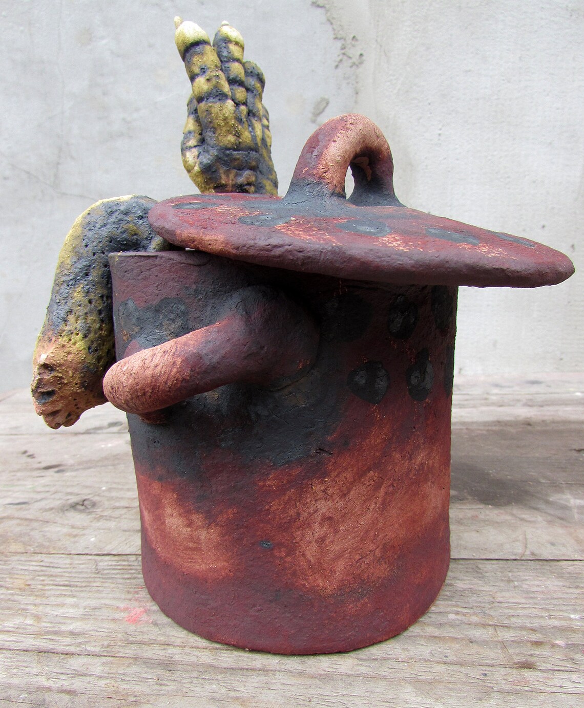 Ceramic Chicken Soup in a Pot | Etsy