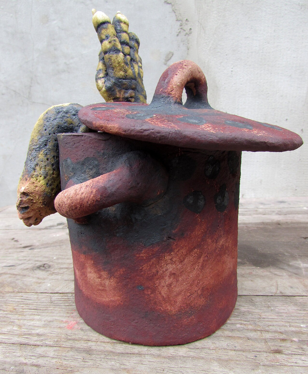 Ceramic Chicken Soup in a Pot - Etsy