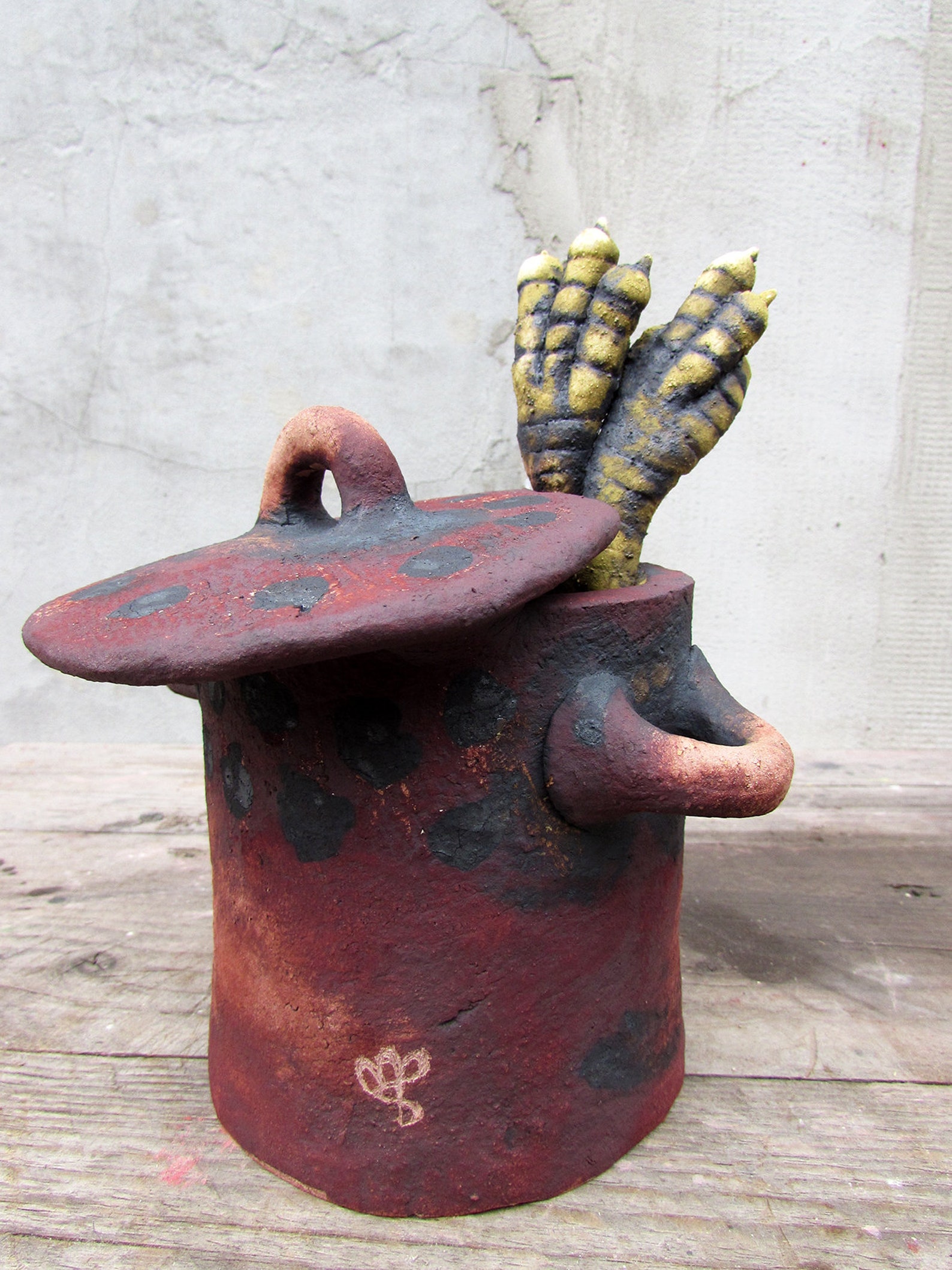 Ceramic Chicken Soup in a Pot - Etsy