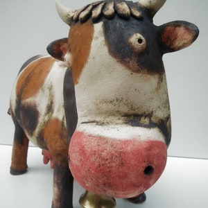 Ceramic Cow - Etsy