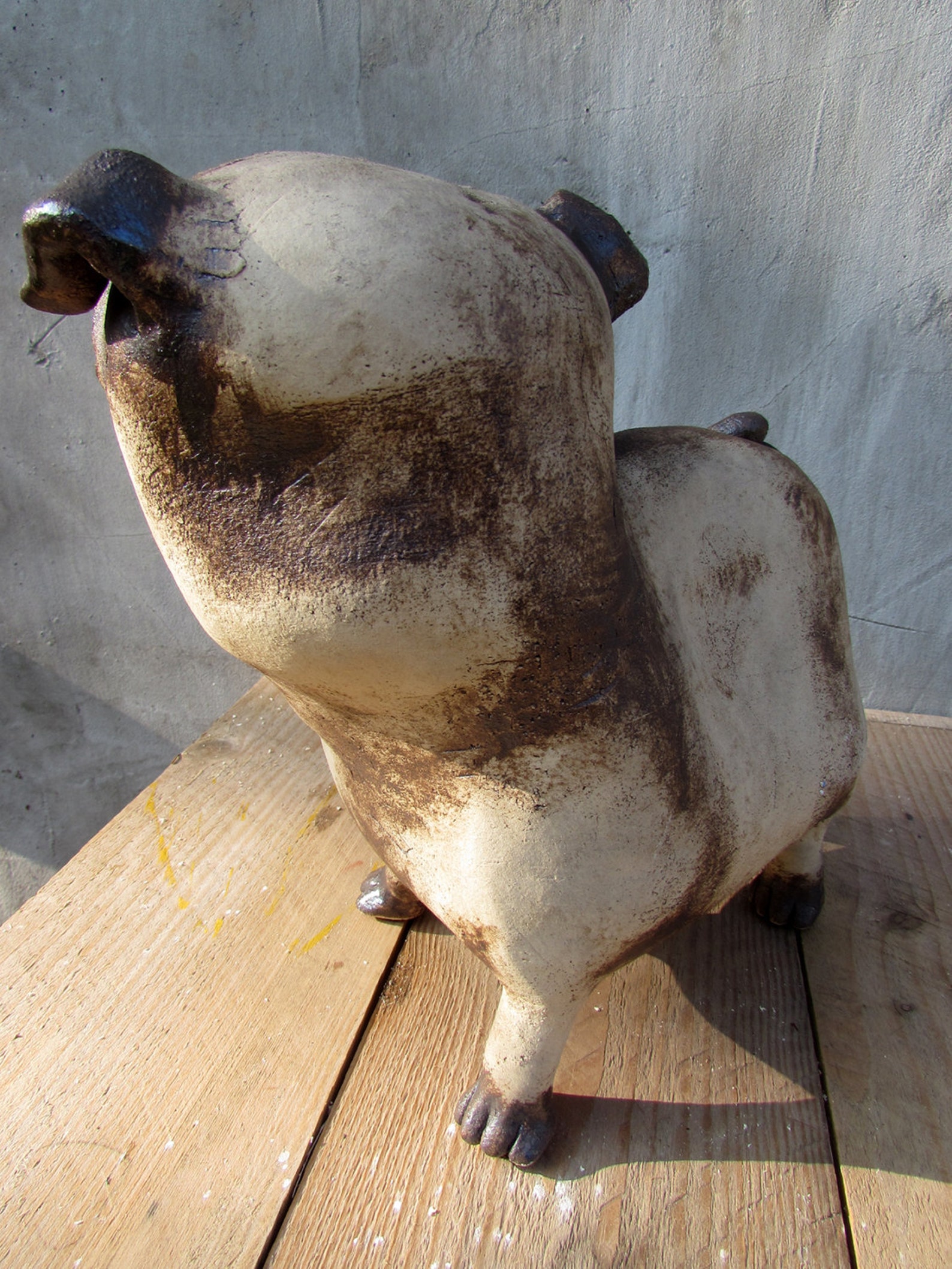 Ceramic Pug - Etsy UK