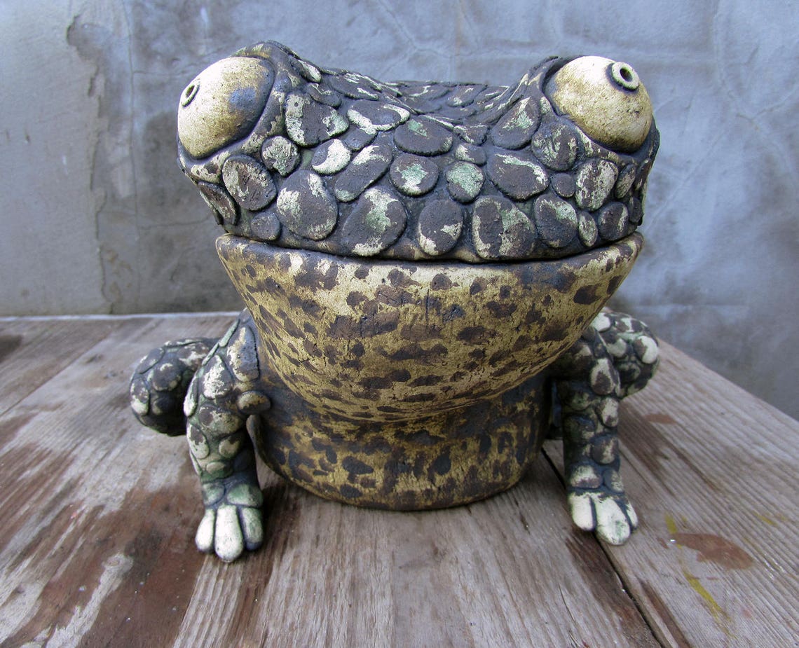 Ceramic Frog | Etsy