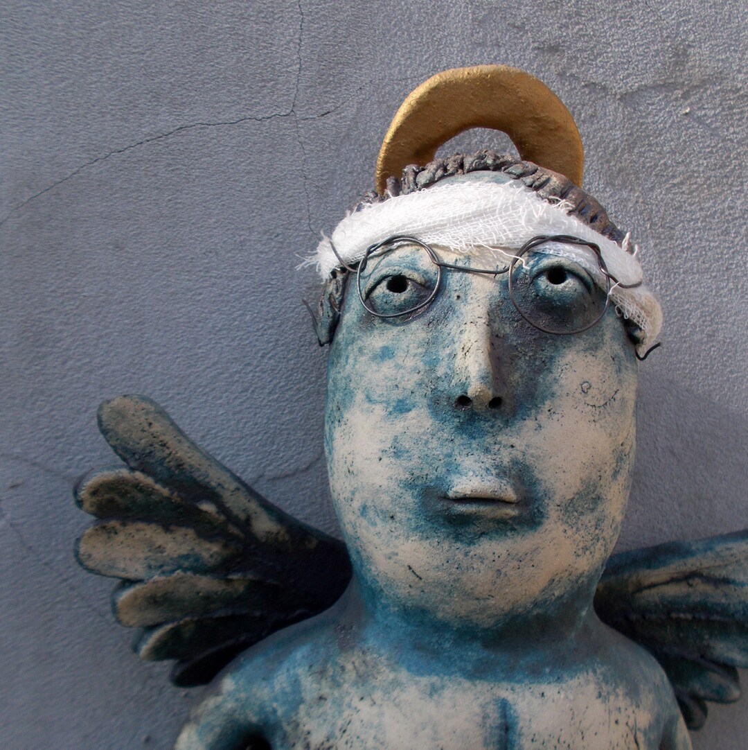 Ceramic Fallen Angel - Etsy