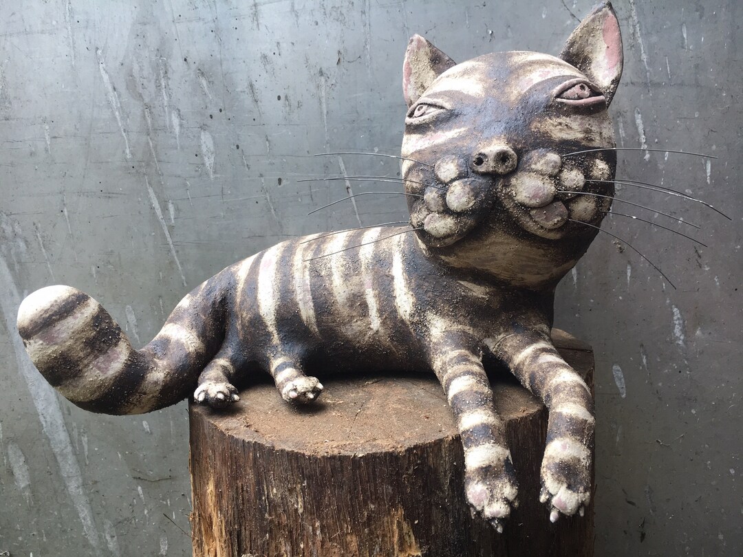 Ceramic Cat - Etsy