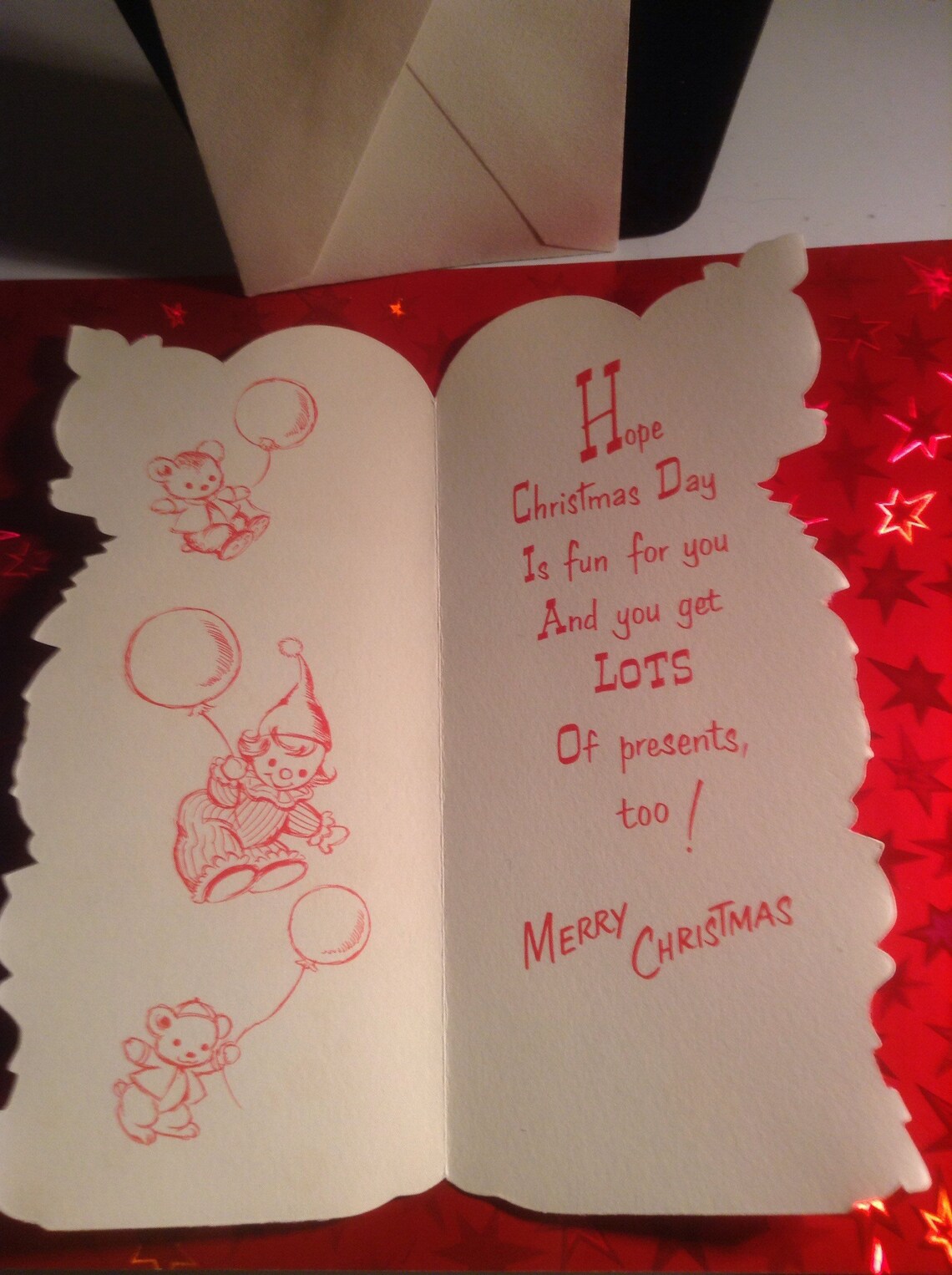 Vintage Christmas Card Toys by Volland Unused+env - Etsy