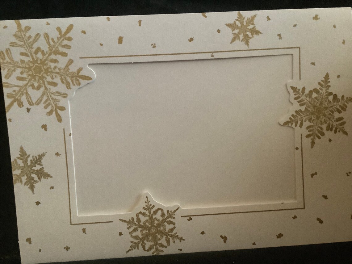 Vintage Hallmark Photo Insert Christmas Card Unused+env - Etsy