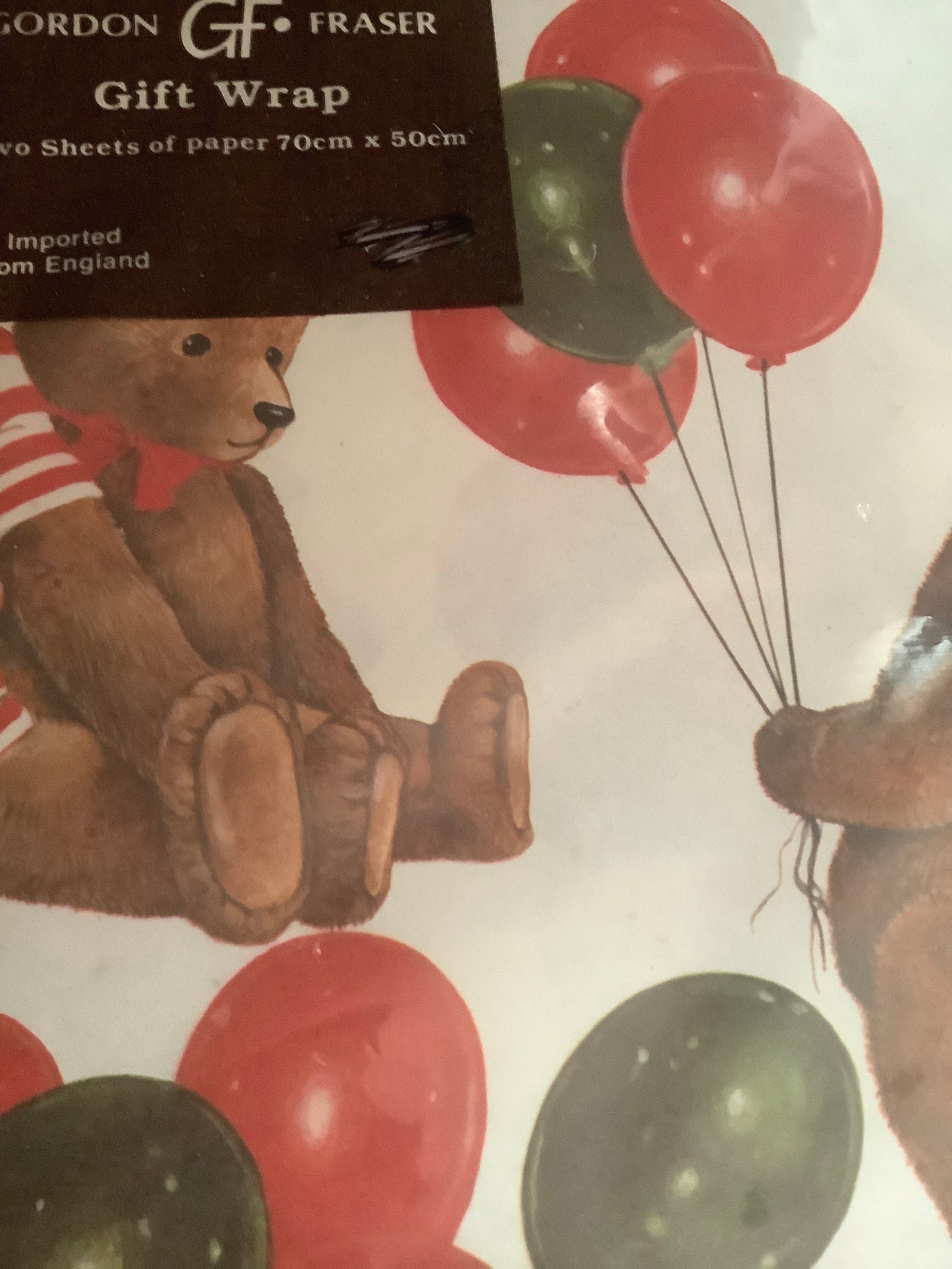 Vintage Gordon Fraser Gift Wrap 2 Sheets 70 Cm X 50 Cm NIP | Etsy