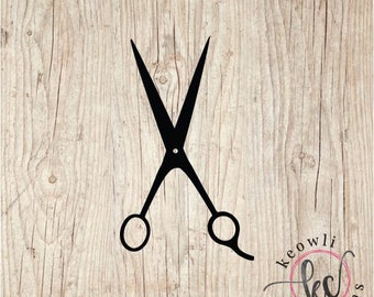Scissors Decal | Etsy