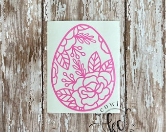 Easter Egg Decal - Etsy