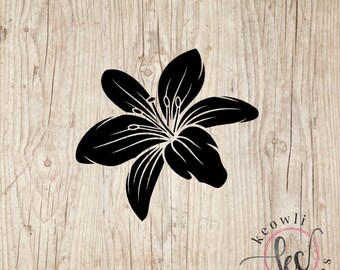 Lily Vinyl Decal | Etsy