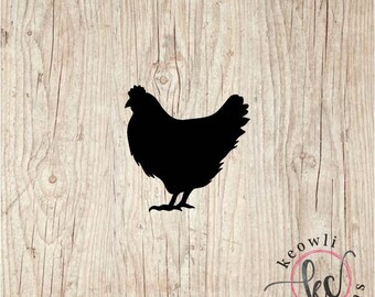 Chicken Vinyl Decal - Etsy