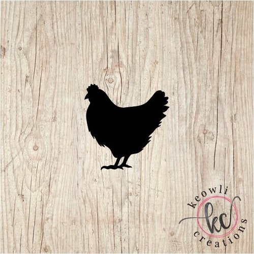 Chicken Vinyl Decal Chicken Car Truck Window Decal Sticker - Etsy