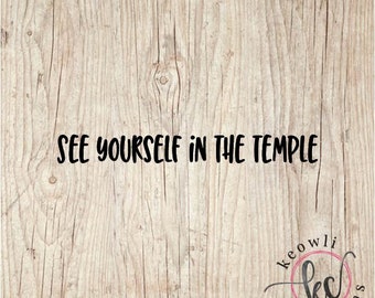 See Yourself in the Temple - Etsy