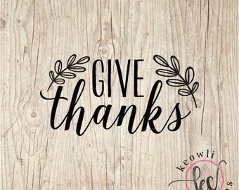 Give Thanks Print | Etsy