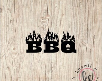 Bbq Decal Svg - Etsy