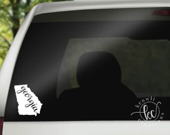 Georgia Vinyl Decal - Etsy
