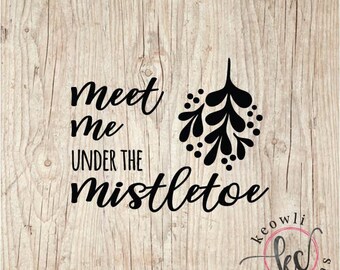 Mistletoe Decal | Etsy