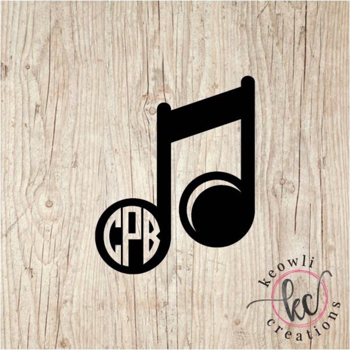 Music Monogram-Style 1 | Etsy