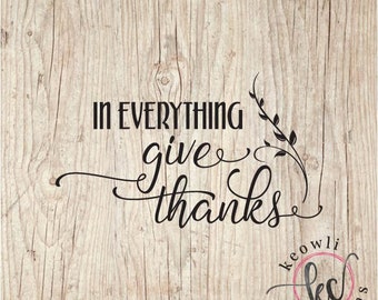 In Everything Give | Etsy