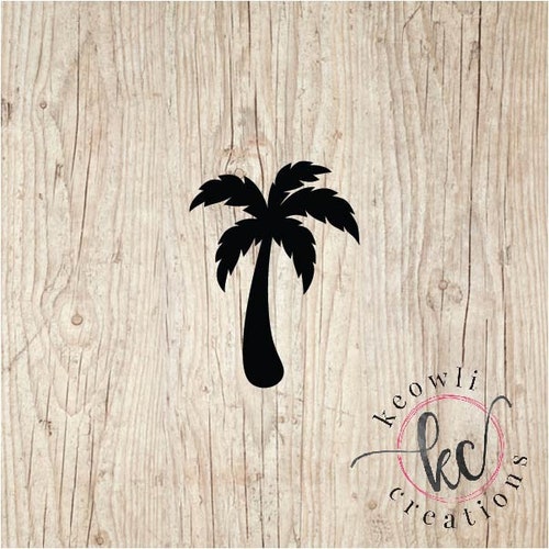 Palm Tree Wall Decal 3 Palm Trees Vinyl Sticker Palm Tree - Etsy