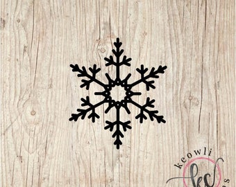 Snowflake Decal | Etsy