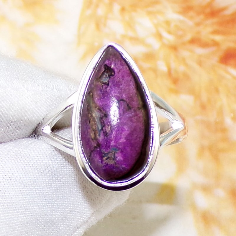 Sugilite Ring - Etsy
