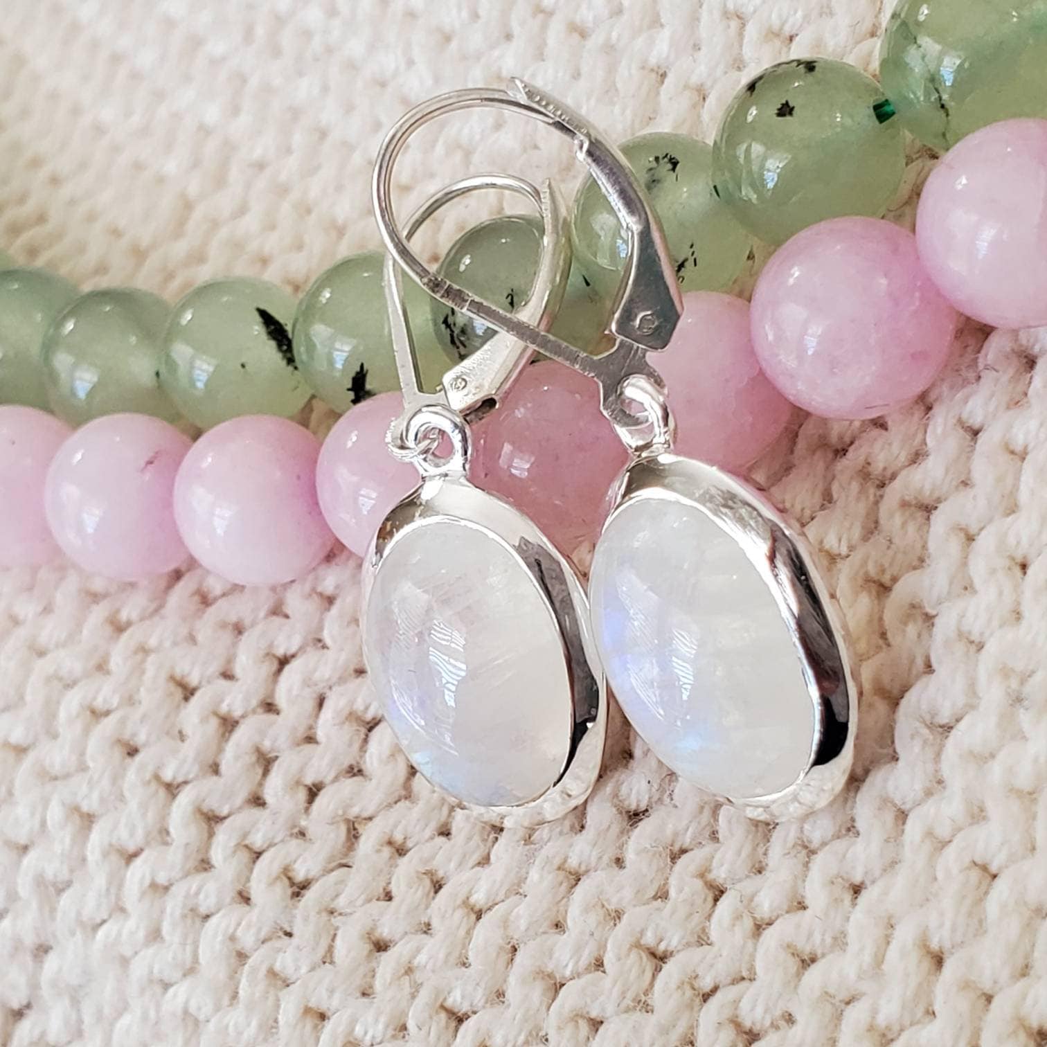 Rainbow Moonstone Earring Moonstone Earring Rainbow Earring | Etsy