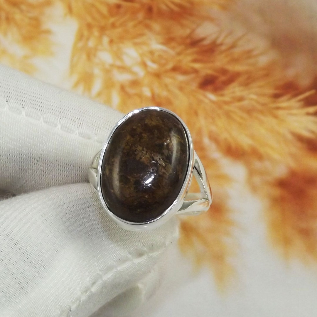 Bronzite Gemstone Rings, Bronzite Ring, READY TO SHIP, for Her, Mothers ...