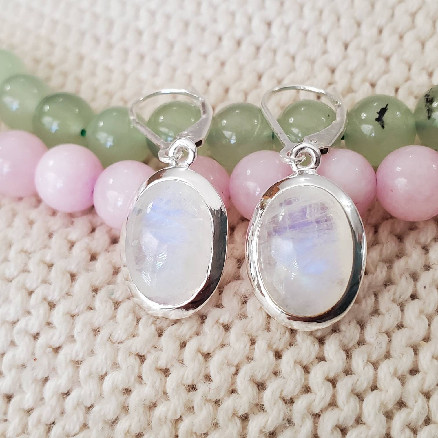 Rainbow Moonstone Earring Moonstone Earring Rainbow Earring | Etsy