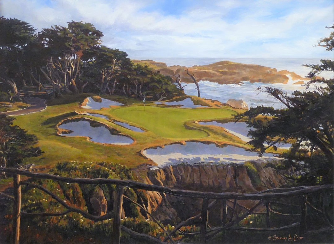 The 15th Hole at Cypress Point Golf Club, Famous Golf Holes, Pebble ...