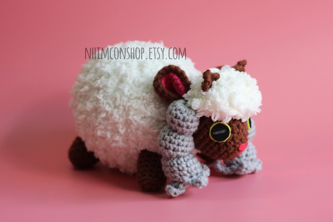 Wooloo Sheep Pokemon Sword Shield Chibi Plushie Amigurumi Stuffed Toy ...