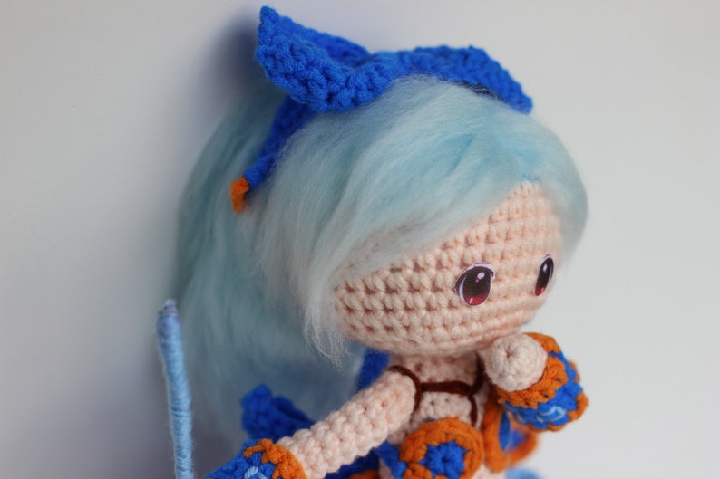 Meru Legend of Dragoon Character With Wings Chibi Plushie - Etsy
