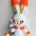 Scorbunny Pokemon Sword Shield Chibi Plushie Amigurumi Stuffed Toy Doll ...