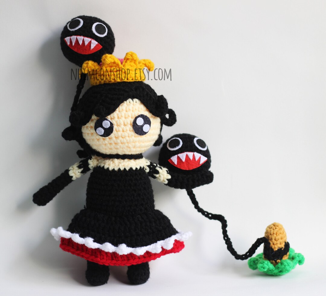 Chompette Crochet Doll Plush Chibi Character Inspired Plushie Amigurumi ...