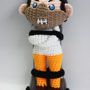 Handmade Hannibal Lecter Crochet Plushie: Movie Character Doll - Etsy