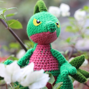 Grovyle Pokemon Sun and Moon Alola Chibi Plushie Amigurumi Stuffed Toy ...