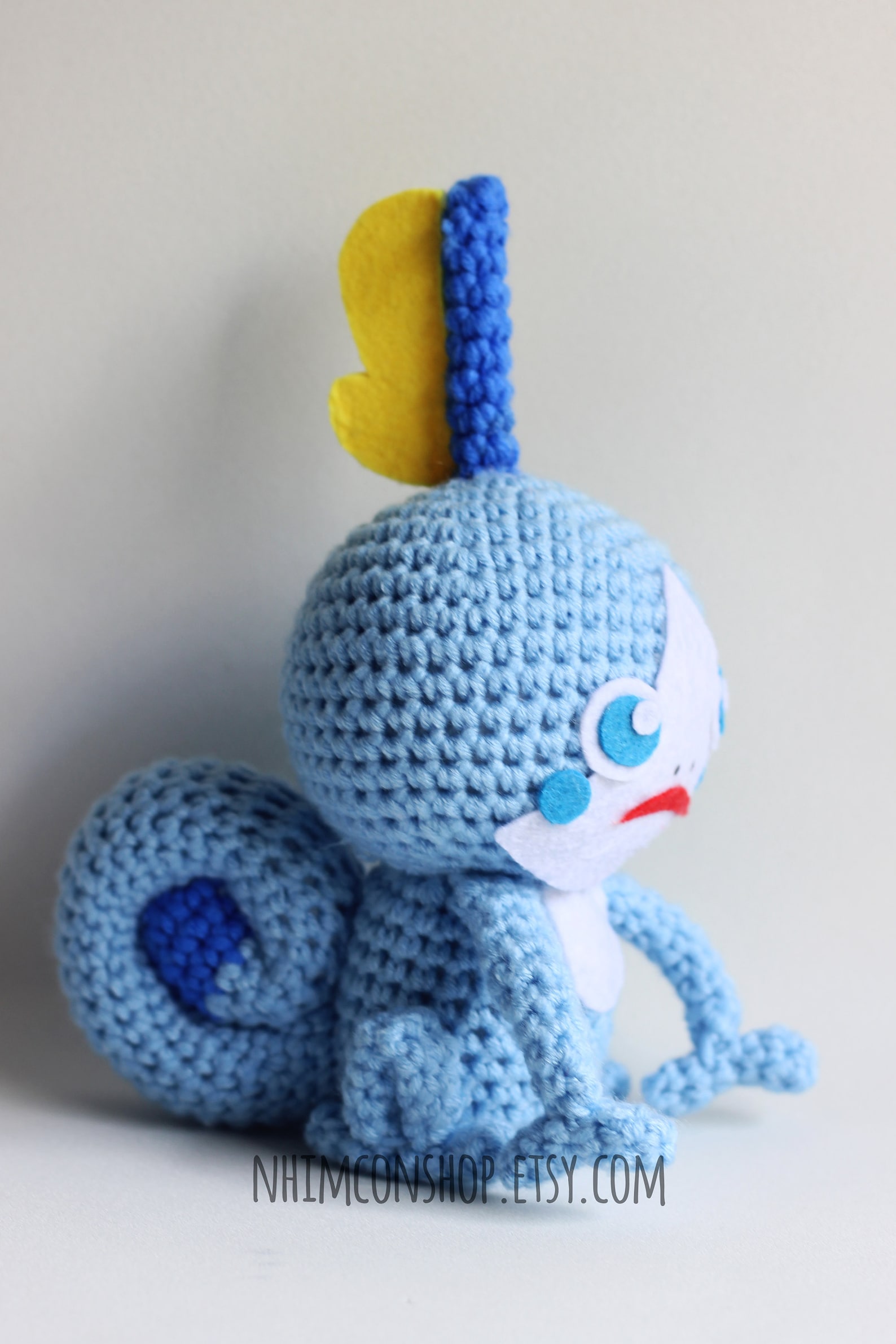 Sobble Pokemon Sword Shield Chibi Plushie Amigurumi Stuffed | Etsy