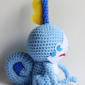 Sobble Pokemon Sword Shield Chibi Plushie Amigurumi Stuffed Toy Doll ...