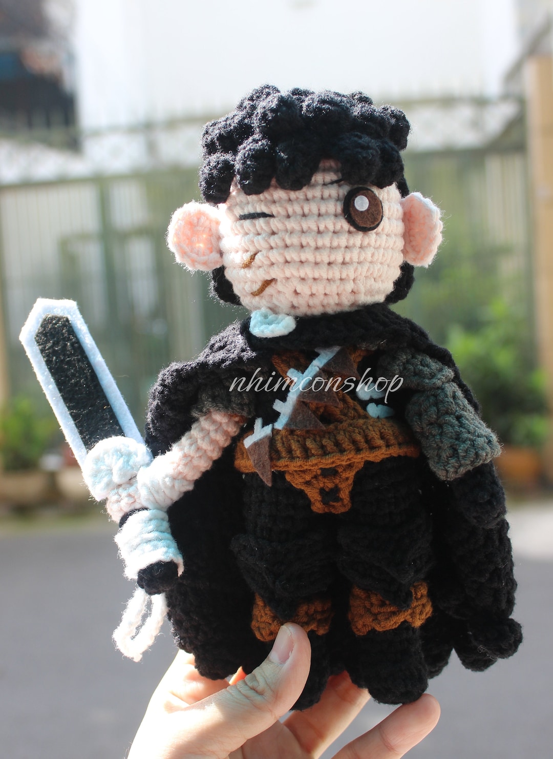 Guts Berserk Character Chibi Plushie Amigurumi Stuffed Toy Doll ...