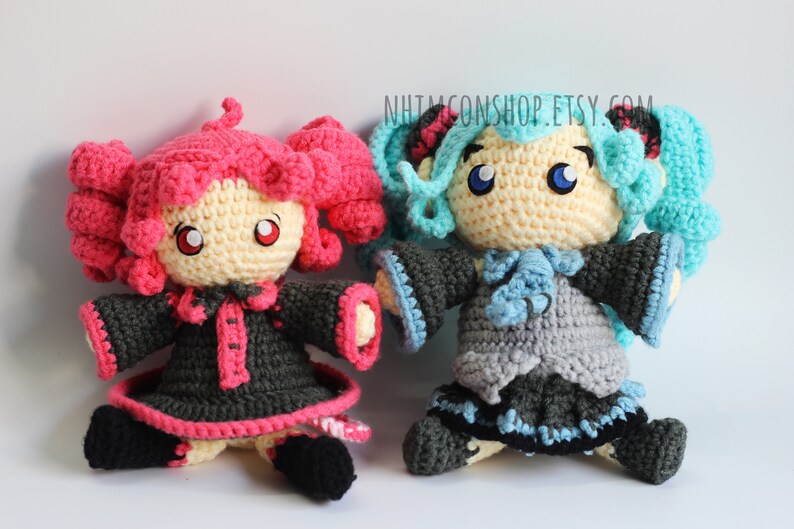 Teto Kasane vocaloid Chibi Plushie Amigurumi Stuffed Toy Doll | Etsy