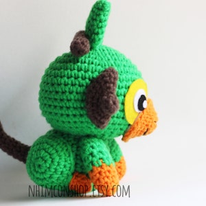 Grookey Pokemon Sword Shield Chibi Plushie Amigurumi Stuffed Toy Doll ...