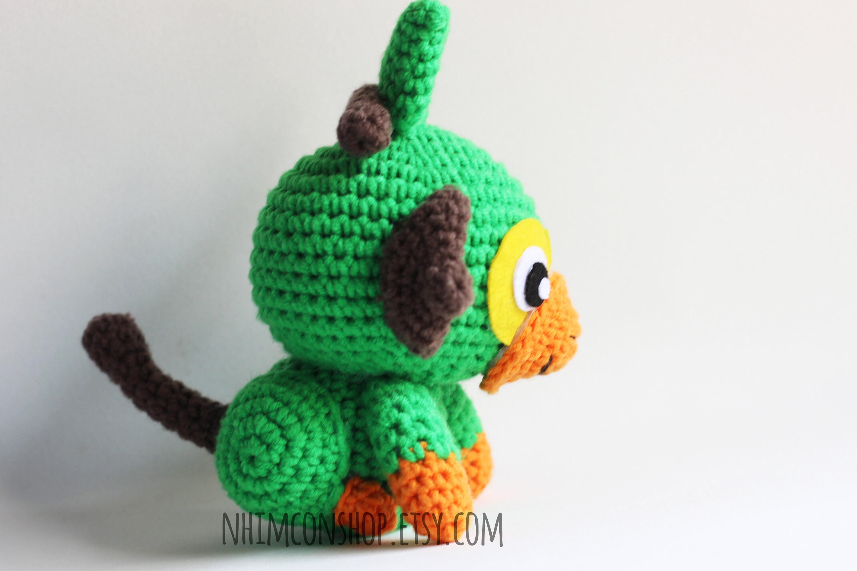 Grookey Pokemon Sword Shield Chibi Plushie Amigurumi Stuffed | Etsy