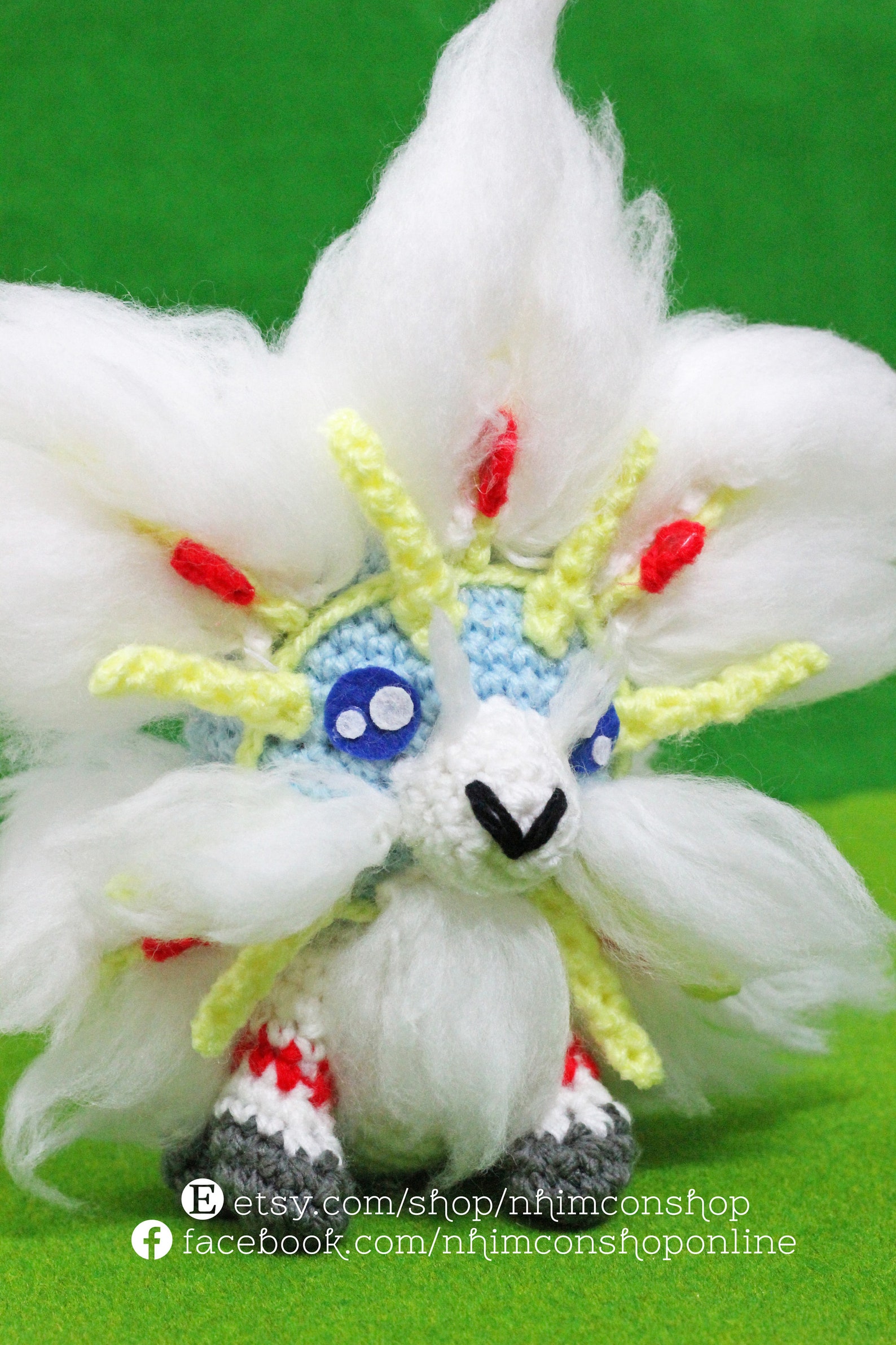 Handmade Crochet Pokemon Plush: Solgaleo or Lunala, Chibi Soft Toy - Etsy